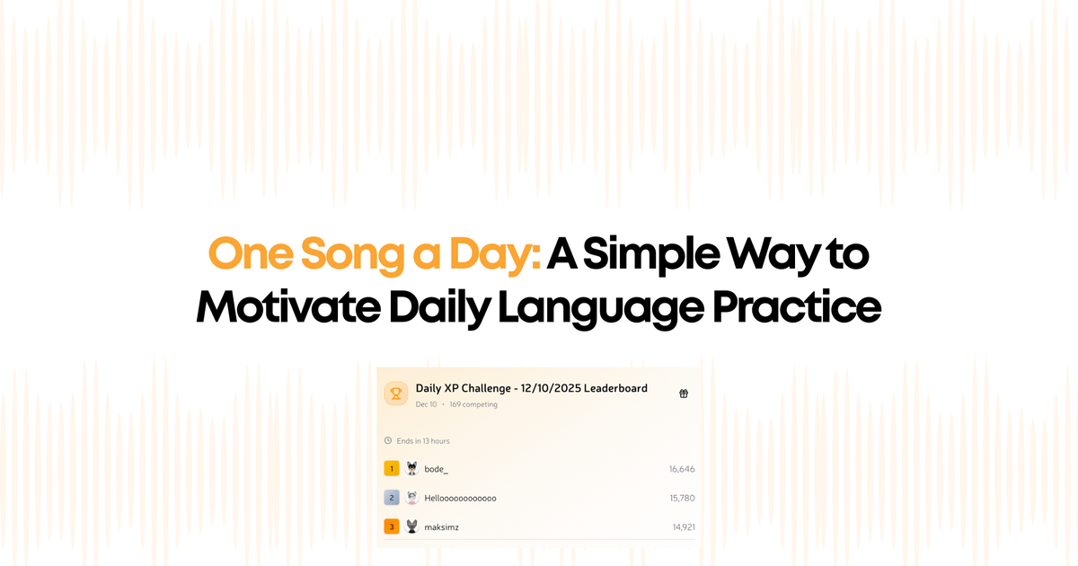 How Music and Friendly Competition Boost Language Practice | Roxxem Blog